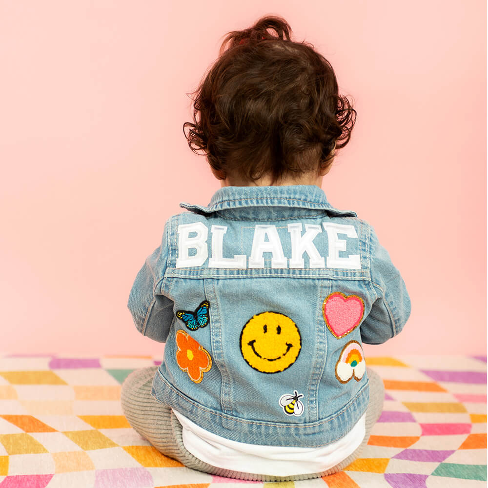 Personalizable Infant Denim Jacket & Custom Duffle Bags – Perfect Baby ...