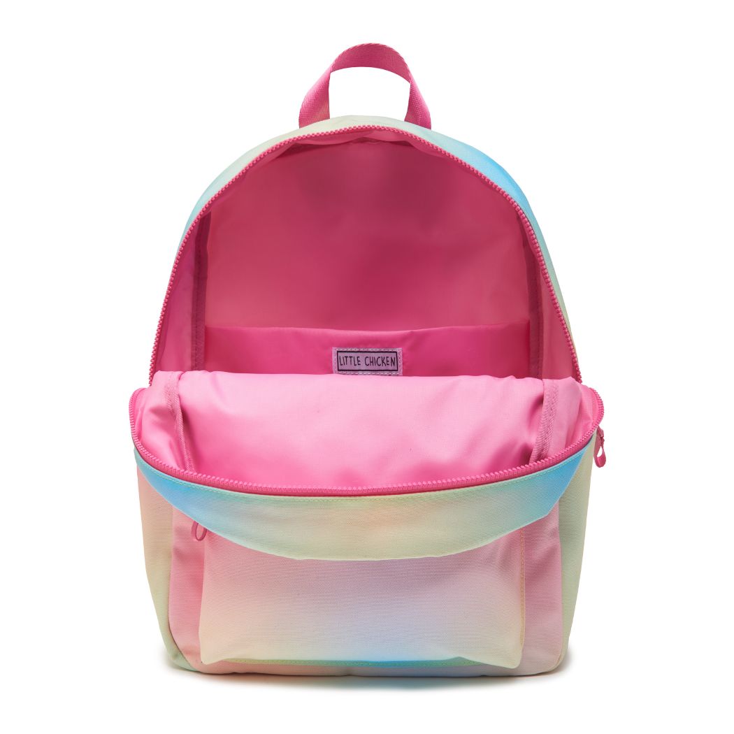 Patched Customizable Backpack - Hazy Rainbow | Little Chicken
